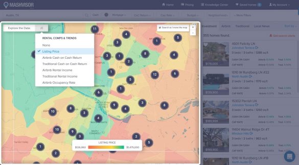 Expert's Guide on Finding Income Properties Using a Heatmap | Mashvisor
