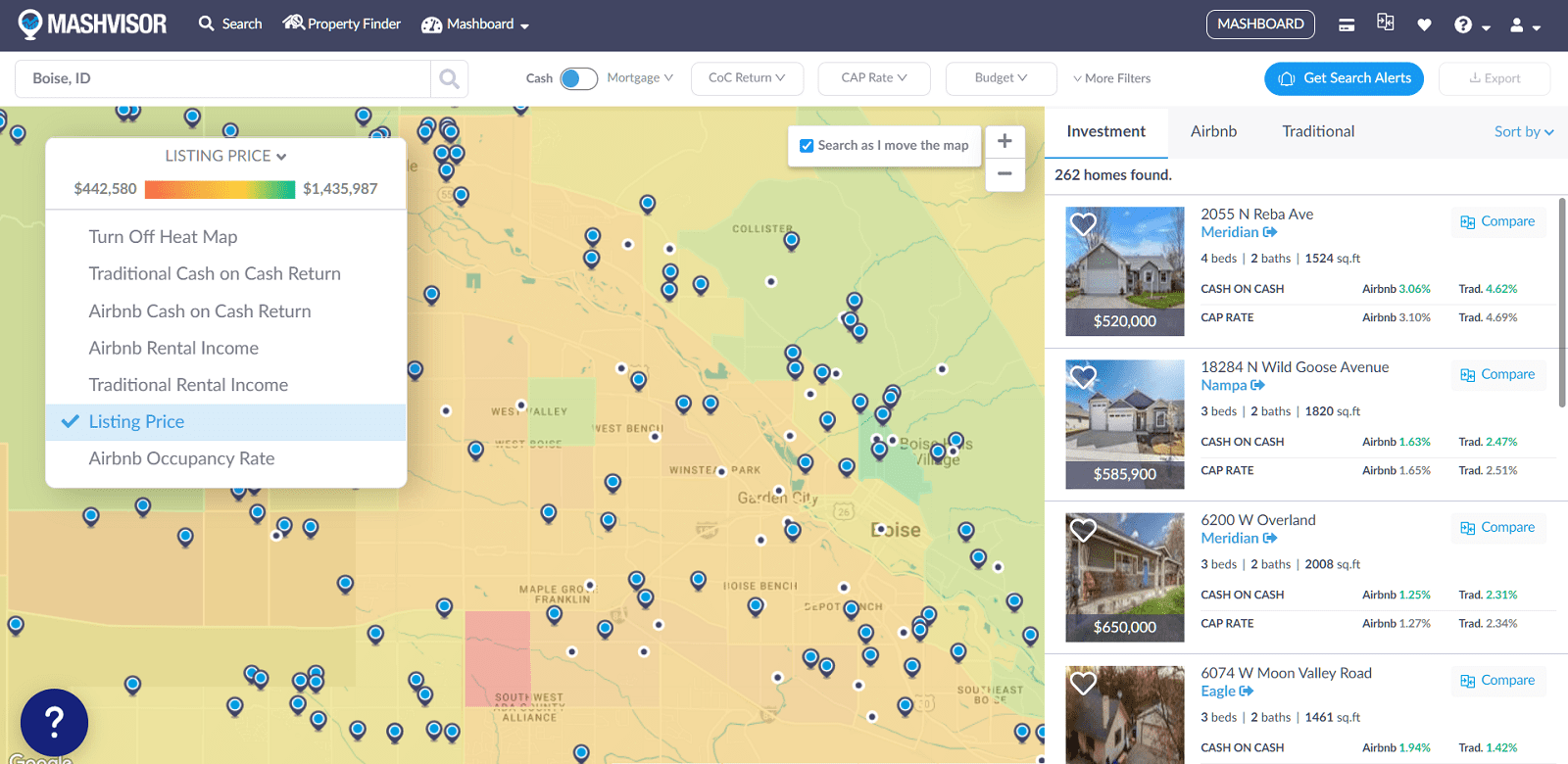 Heatmap Analysis for Rental Investment: A Guide | Mashvisor